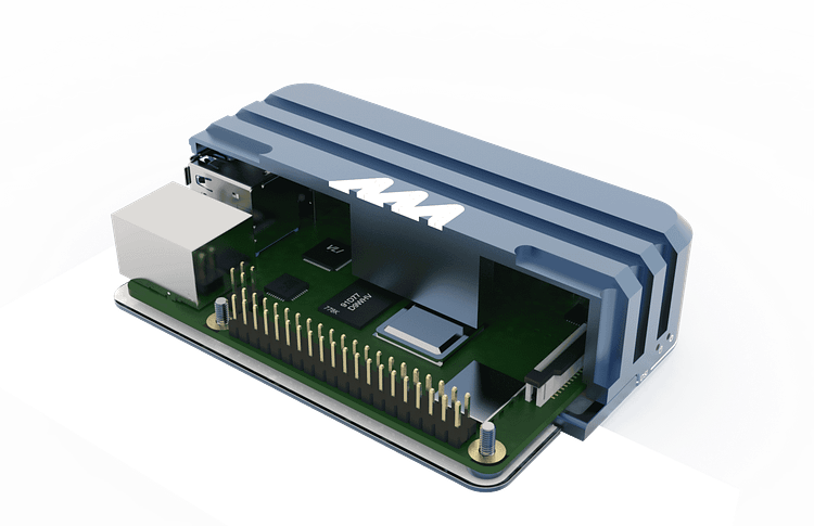 Raspberry Pi 3 Aluminum Case - Mechatronics Art